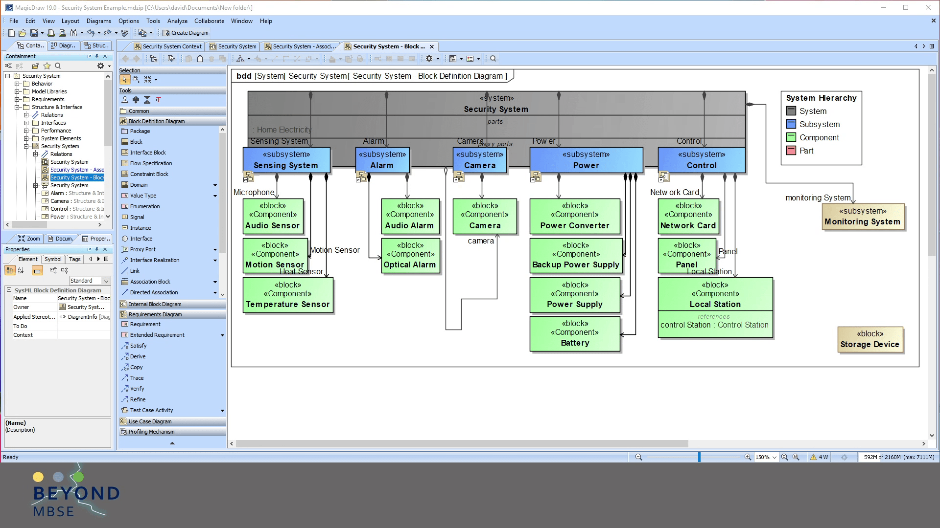 MBSE Quick Tips: Diagram Layout in MagicDraw - Beyond MBSE
